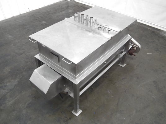 L & A, Stainless 350 gallon double rotating auger spiral coil batch ...