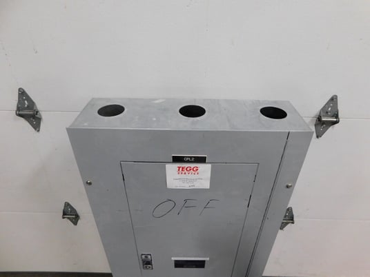 400 Amp. General Electric, AQF3424MTX, Spectra-A-Series panelboard, 4 ...