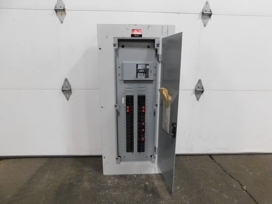 225 Amp. General Electric, Spectra A-Series, panelboard, 4-wire, 120 ...