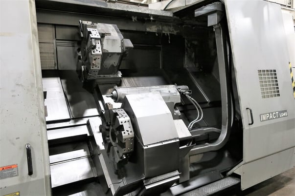 Okuma #Impact-LU45, CNC 4" Axis turning center lathe, 33" swing, 22.5 ...