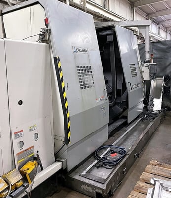 Okuma #Impact-LU45, CNC 4" Axis turning center lathe, 33" swing, 22.5 ...