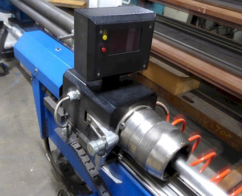 2-1/2" Ercolina, rotary draw mandrel bender, programmable, 10' mandrel ...