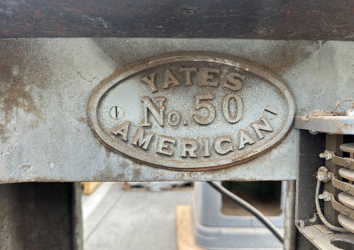 Yates American #50 Planer Head Set Up Stand For Sale | Surplus Record