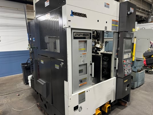 Okuma #2SP-150H, CNC lathe, OSP-P300L Control, 13.7" swing, 2" bar, 3 ...