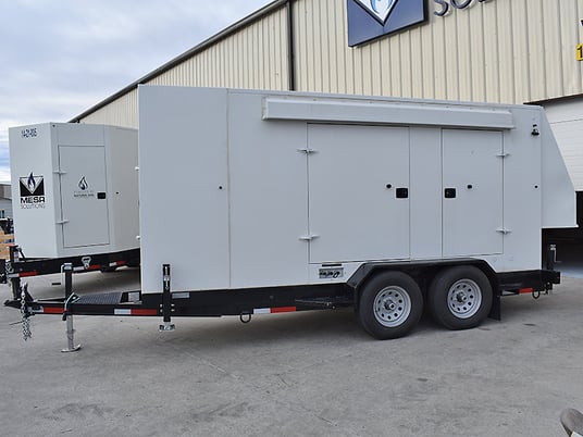 170 KW Mesa Solutions #11LT, Natural gas generator, sound attenuated ...
