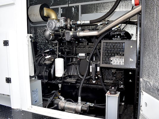 170 KW Mesa Solutions #11LT, Natural gas generator, sound attenuated ...