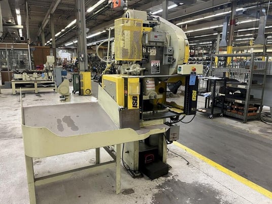 22 Ton, Federal, OBI press, 3" stroke, 8.25" Shut Height, air clutch ...