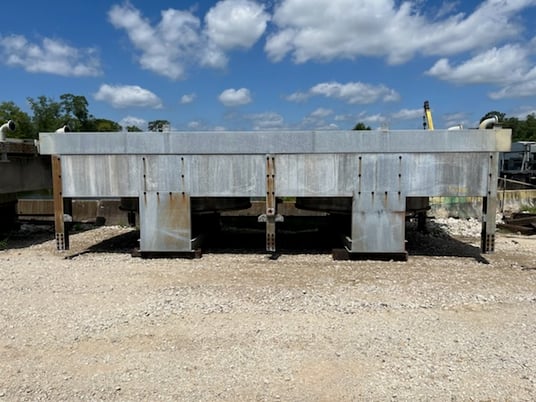 32591 sq.ft., 150 psi, Smithco, fin fan air cooler, 15 HP, 2 fans, 1982 ...