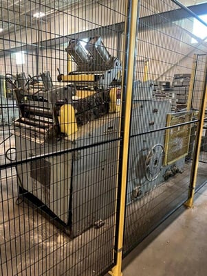 10000 lb. Colt #CSHC-100-24, coil cradle & straightener, 24" x .250 ...