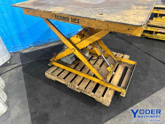 2000 lb. Econo Lift #SL36-20TT, hydraulic scissor lift table, 48" x48 ...