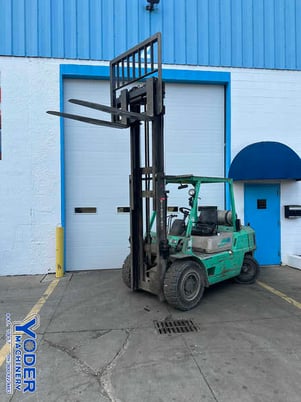 9000 lb. Mitsubishi #FGC40K, forklift truck, LP gas, pneumatic tire ...