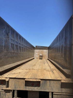 Warren push trailer, all steel, open top, 96" x 96", 2011 for Sale ...