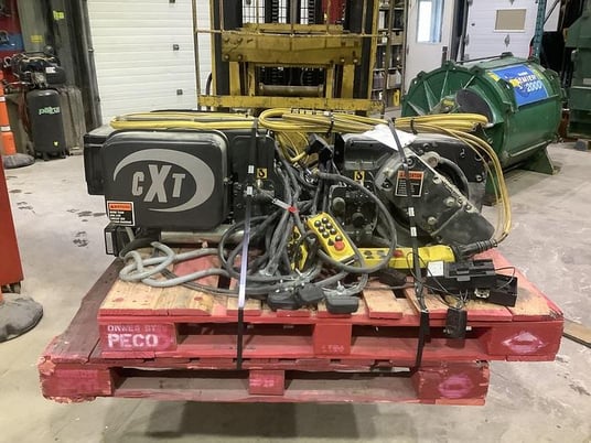 3 Ton, Konecranes #CXT-300, electric trolley hoist, 19.8' lift height ...