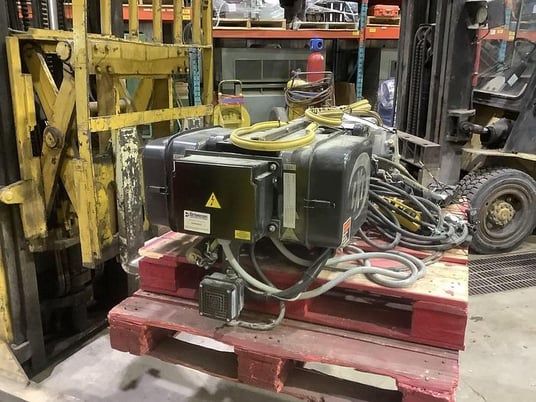 3 Ton, Konecranes #CXT-300, electric trolley hoist, 19.8' lift height ...
