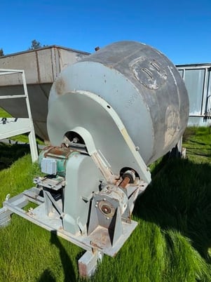 Doyle, rotary mixer, drum, 8 ton, Stainless Steel, 7.5' x 8' 2" For ...