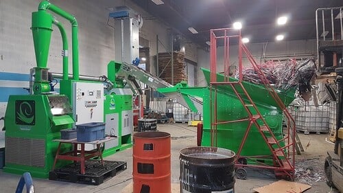 Guidetti #Sincro-Mill-415/PMG600, complete wire recycling system for ...