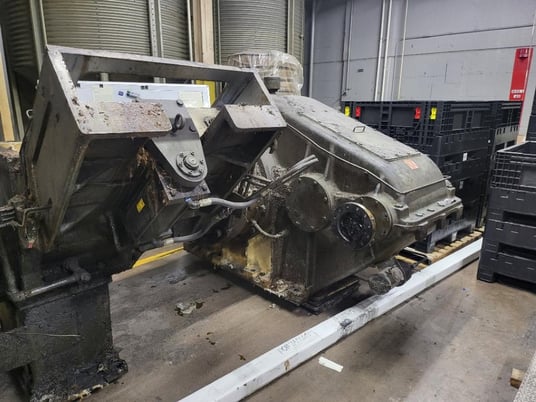 Farrel, 15" rubber dump extruder, drop extruder, hot feed extruder, 200 ...