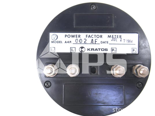 Kratos Power Factor Meter Lag 0.5-1-0.5 Lead, 120vac, 5 Amps for Sale ...