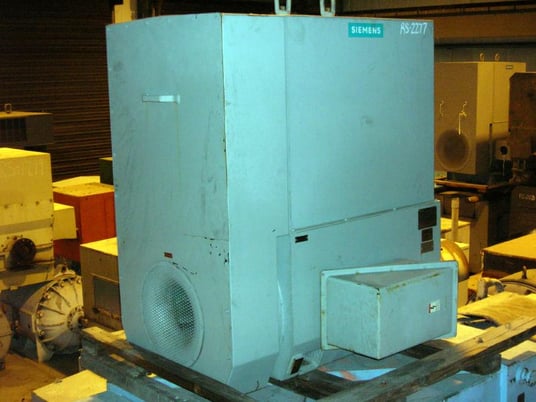 350 HP 1770 RPM Siemens, Frame 509US, TEFC, surplus, 2300 Volts for ...