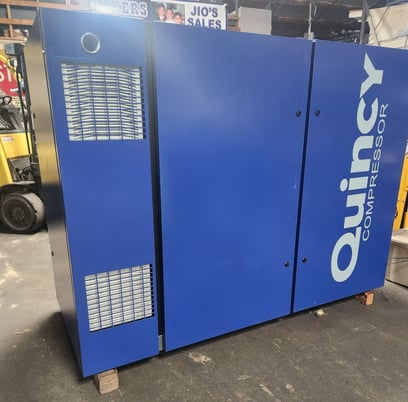 120 cfm, 150 psi, Quincy #QOFT-30V, oil free rotary screw air ...