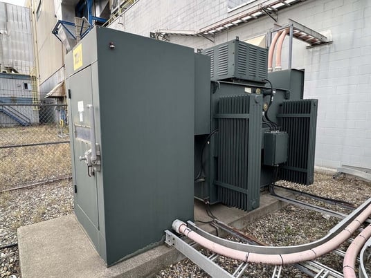 3000 KVA 13800 Primary, 2400Y/1385 Secondary, Ferranti Packard, Oil ...