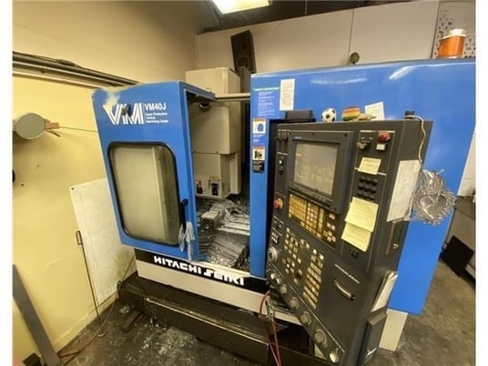 Hitachi-Seiki #VM40J, CNC vertical machining center, 30 automatic tool ...