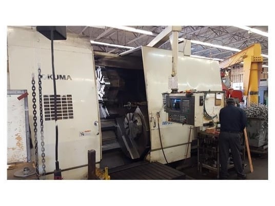 Okuma #LU-45/1500, CNC Lathe, hydraulic 21" chuck, OSP 7000L Control ...