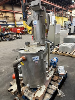 Gala #6, underwater pelletizer system, including spin dryer, die plate ...