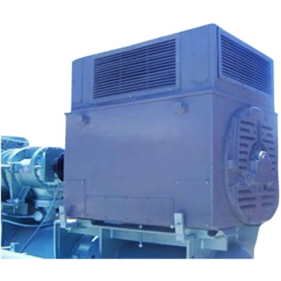 500 HP 3575 RPM General Electric, motor, 2400/4160 Volts, 3-phase, 107/ ...