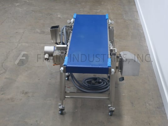 19-1/2" wide x 6.9' long, Alimec, Stainless Steel belt conveyor ...