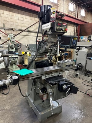 Kent #KTM-1054CF, CNC milling machine, 10" x54" table, 3 HP, 2-Axis Acu ...