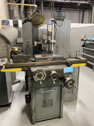 6" x 18" Reid #618-HR-Rollerway, hand feed surface grinder ...