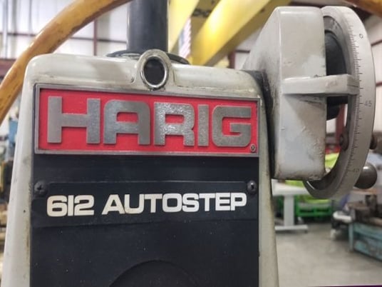 6" x 12" Harig #612-Autostep, semi-automatic surface grinder, Walker ...