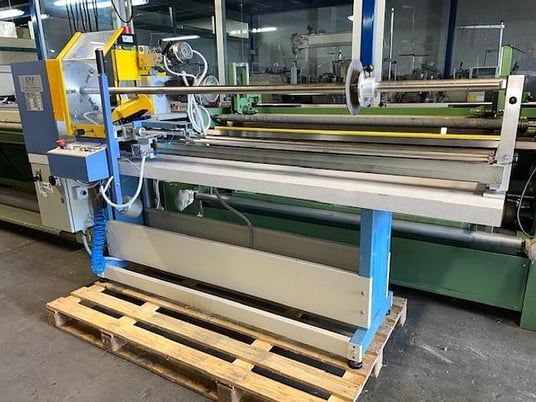 AMA-Pisani #T-50, baloney cutter, 63" width, 8" or 10" roll diameter ...