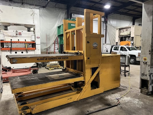 20000 lb. Green Valley, motorized die cart, 4 HP DC internal drive ...