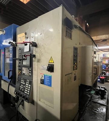 Hitachi-Seiki #VS50, CNC vertical machining center, 39.3" X, 20" Y, 17. ...