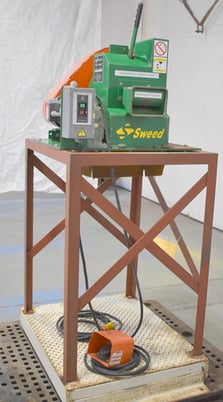 Sweed #510AK, scrap chopper, banding chopper, 1-1/2 HP, 27-1/4" x 39 ...