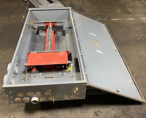 800 Amp. Square D, HCJ, I-line panelboard, vertical, 3R enclosure, 120 ...