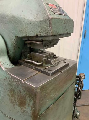 Swaging cable press, 500 ton, 8" open, 5" closed, 3" jaw travel, 7-1/2 ...