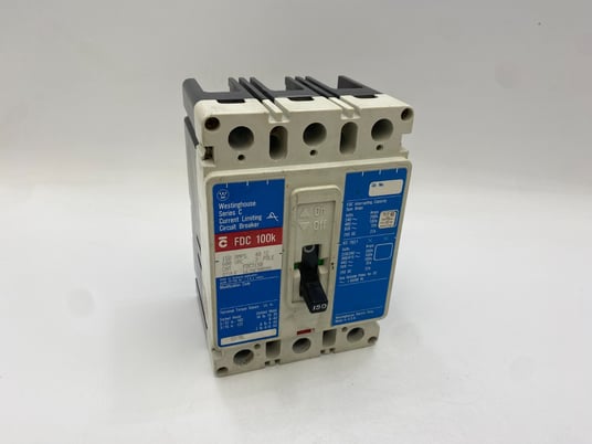 150 Amps, Westinghouse, FDC3150, Bolt-On Circuit Breaker, 3 Pole, 3 ...