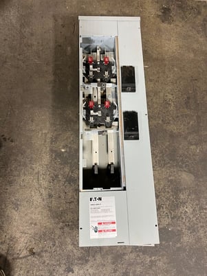 800 Amps, Eaton #3MM212, Meter Stack, 2 Socket, 44" x 14.5" x 8", 3 ...