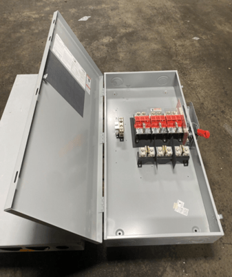 400 Amp. Siemens, GF325NA, Safety Disconnect Switch, 400A, 3 Pole, 240 ...