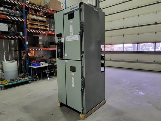 Allen-Bradley, Series L, Medium Voltage MCC Single Structure w/ Motor ...