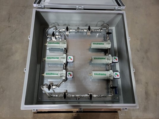 Hoffman, Enclosure A36H3612GQRLP w/ Numatics Delta 901 Series Filter ...