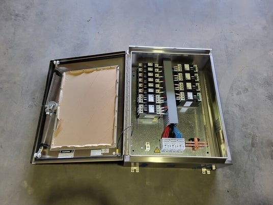 225 Amp. Hoffman, BRZ21SS2B, 24 Circuit Panelboard w/Breakers, 3 phase ...