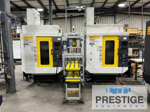 Fanuc #Robodrill-a-D21MiB-Eco-Plus+, 5-Axis automated machining cell ...