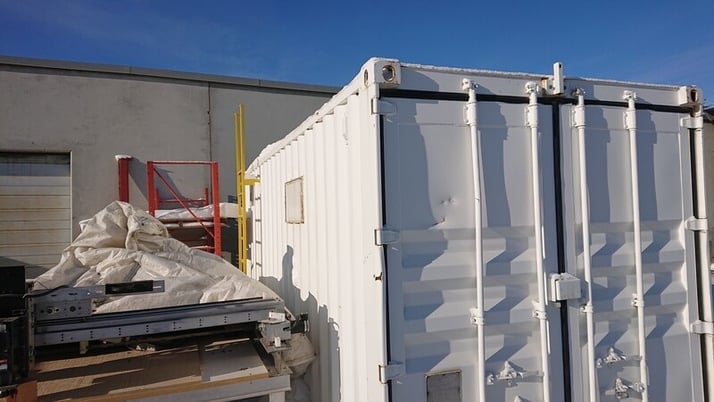 20' rotating right & tti elect, Container Waste Water Treatment Plant ...