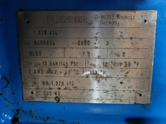 Flender #OLGS-7, Oil Supply System, 7.5 HP & 0.5 HP Motor, Steimel SF4 ...