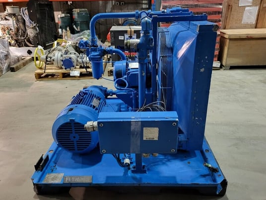 Flender #OLGS-7, Oil Supply System, 7.5 HP & 0.5 HP Motor, Steimel SF4 ...