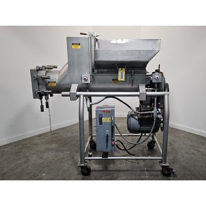 Stainless Steel Cheese Screw Extruder, 15 HP, 12" x 56" auger for Sale ...